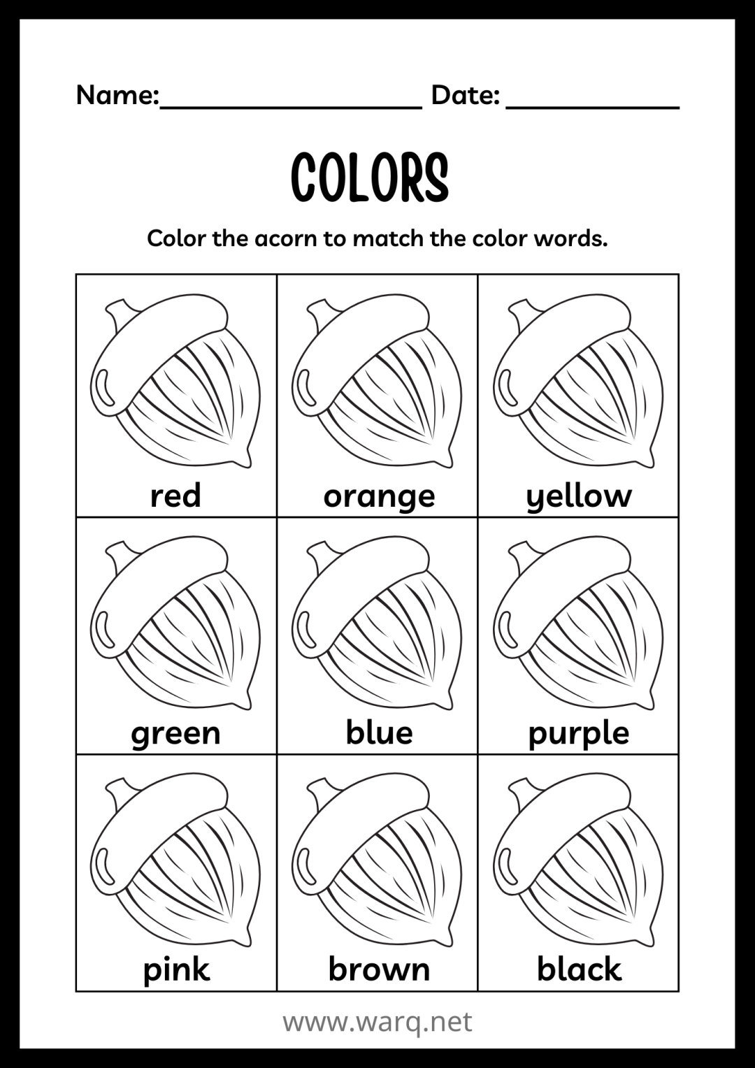 Preschool Learning Worksheets - منصة ورق التعليمية