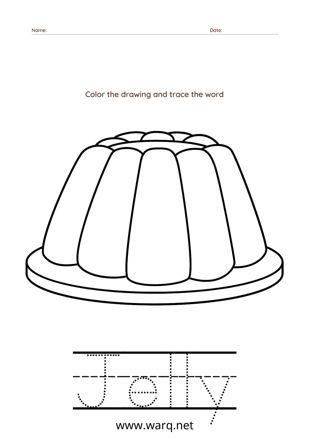 Color And Trace Alphabet Worksheet - منصة ورق التعليمية