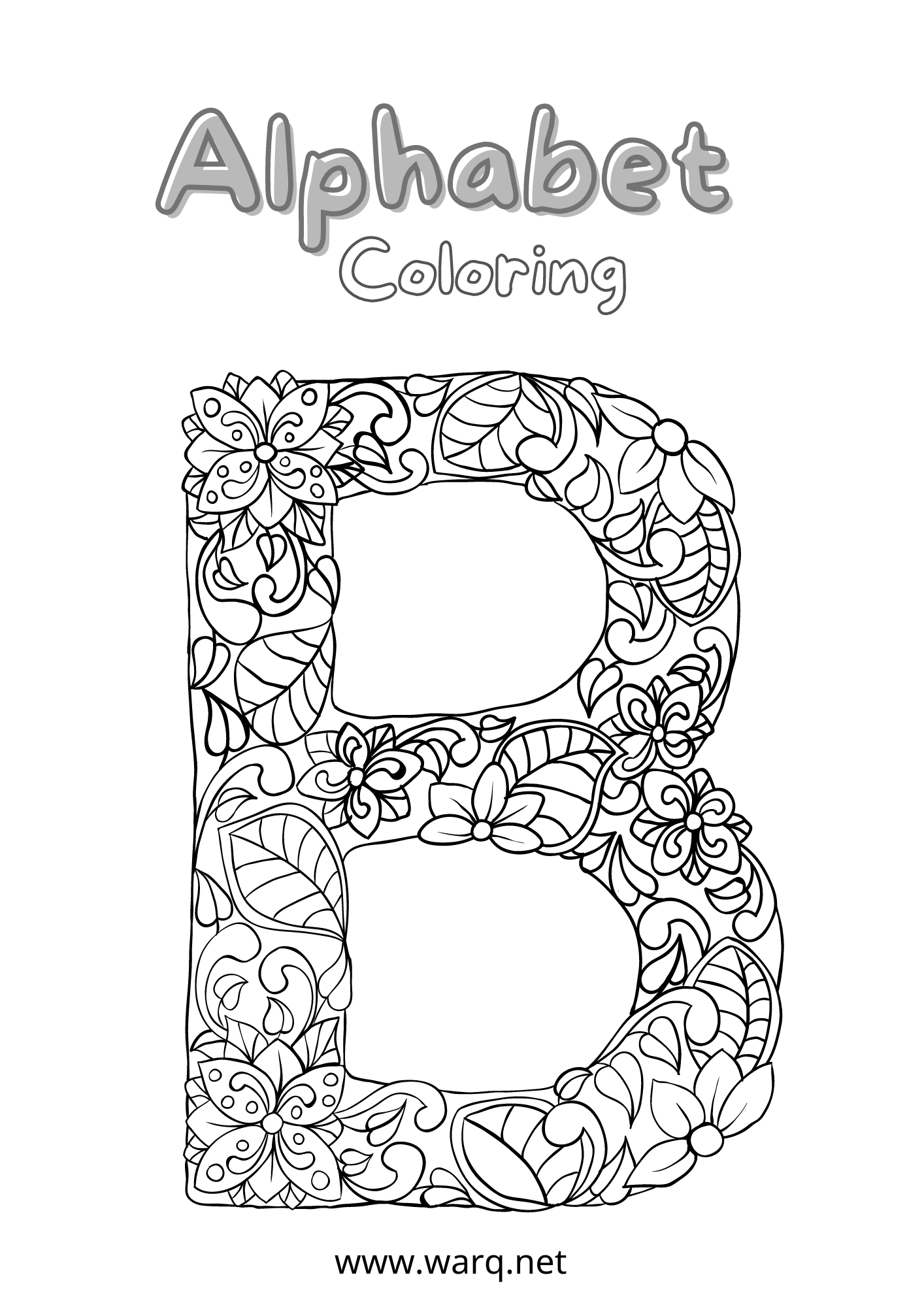 Matching and coloring Alphabet Worksheet - منصة ورق التعليمية