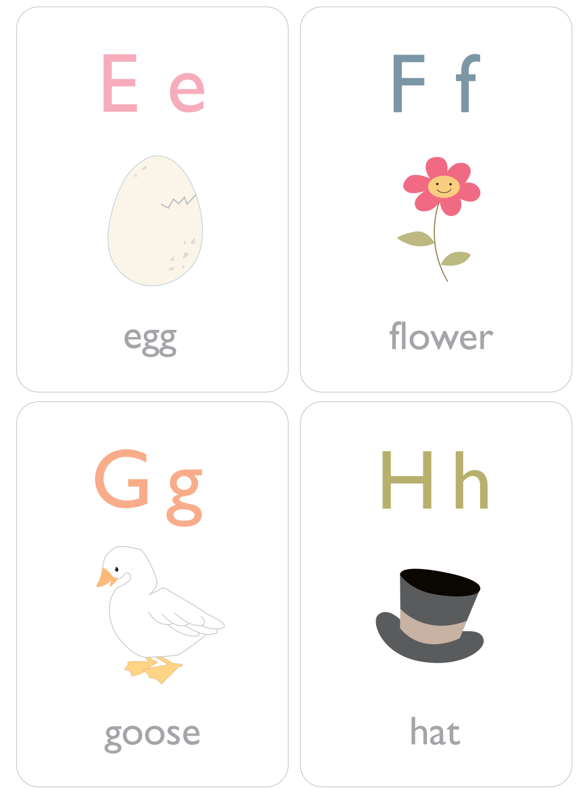 Mes English Alphabet Flashcards at Eula Seay blog