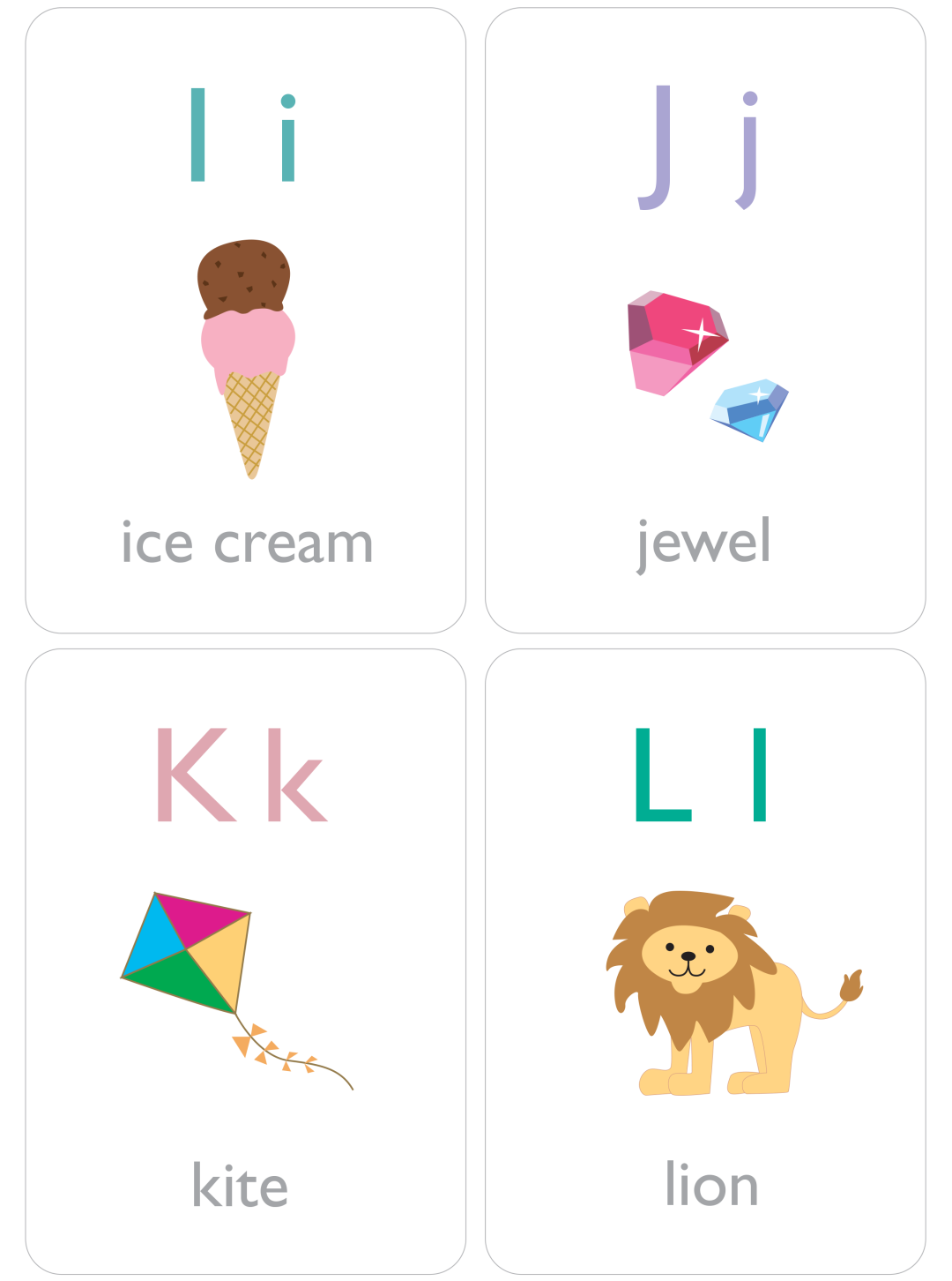 Mes English Alphabet Flashcards at Eula Seay blog