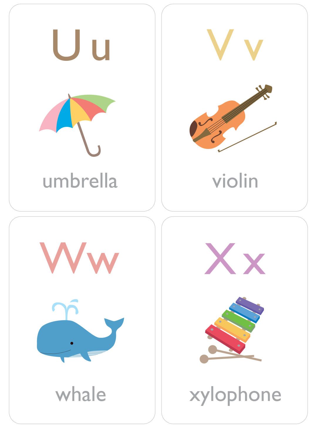 Mes English Alphabet Flashcards at Eula Seay blog