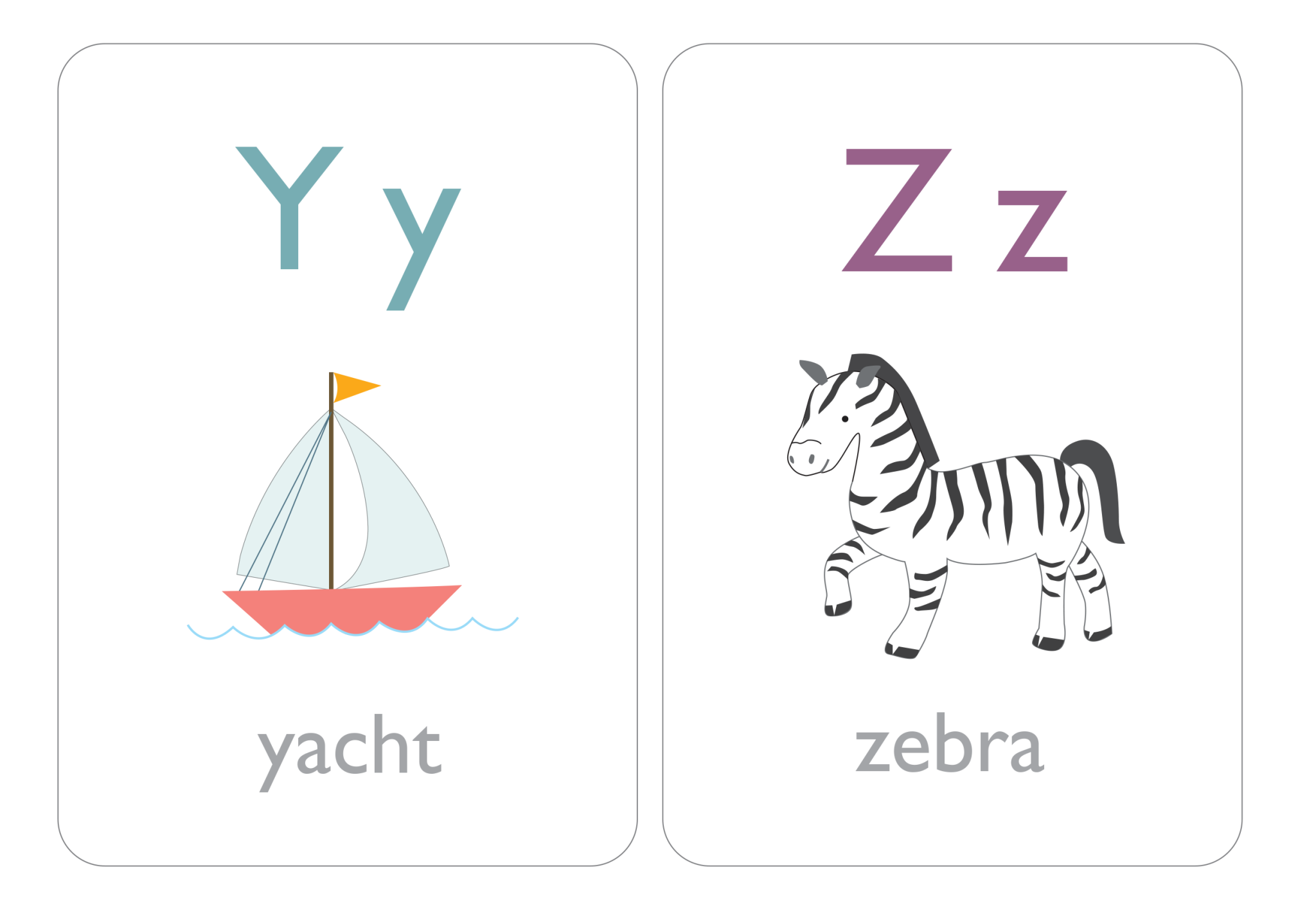 Mes English Alphabet Flashcards at Eula Seay blog